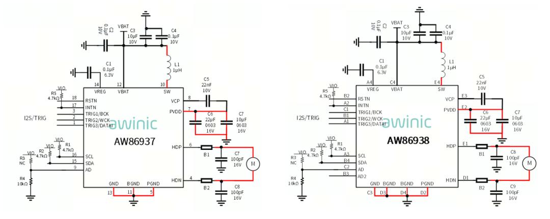 艾为电子开发出新一代旗舰高压线性马达驱动IC AW86937FCR和AW86938CSR | 艾为电子