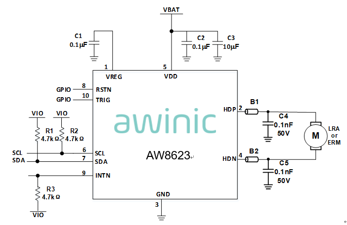 AW8623DNR | 常压马达驱动 | 艾为电子